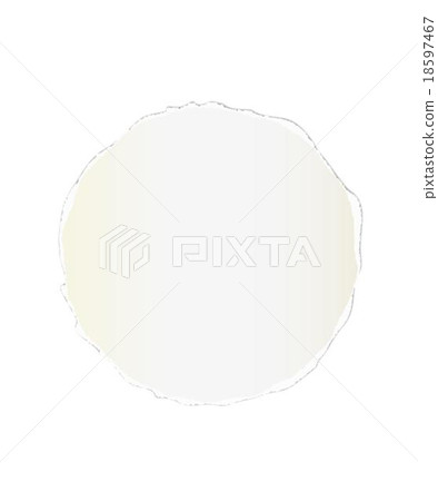 torn paper circle - Stock Illustration [18597467] - PIXTA