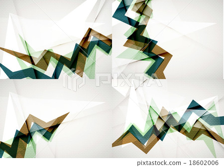 Set of angle and straight lines design abstract - Stock Illustration ...
