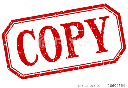copy square red grunge vintage isolated label - Stock Illustration ...