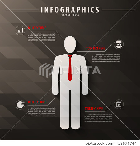 Infographic businessman,Vector EPS10. - Stock Illustration [18674744 ...
