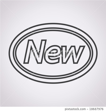 New sign icon - Stock Illustration [18687976] - PIXTA