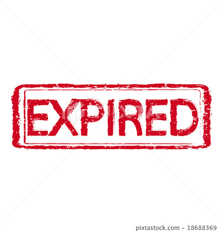 EXPIRED stamp text Illustration - Stock Illustration [18688369] - PIXTA