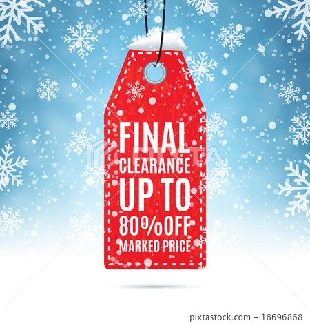 Final clearance price tag - Stock Illustration [18696868] - PIXTA