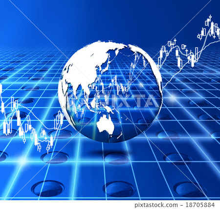World stock price chart - Stock Illustration [18705884] - PIXTA