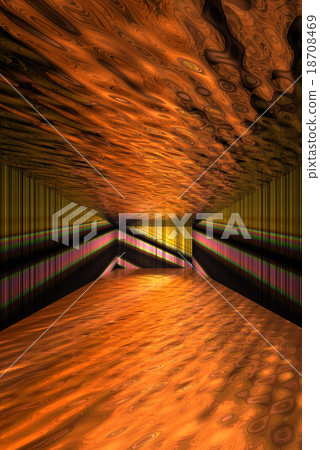 Red perspective - Stock Illustration [18708469] - PIXTA