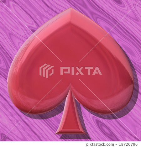 Spade shape frame with seamless generated texture - Stock Illustration ...
