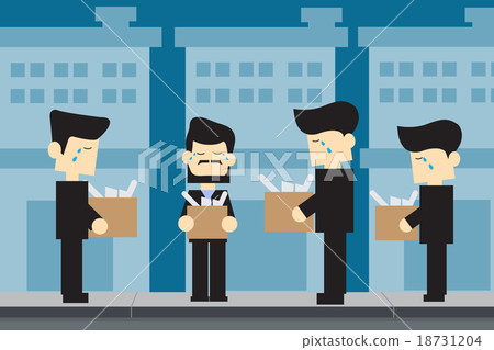 MEN unemployed cartoon design - Stock Illustration [18731204] - PIXTA