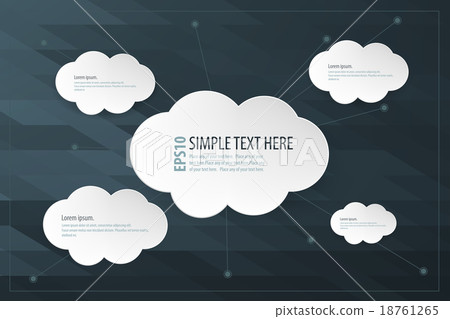 Abstract clouds background,Vector EPS10. - Stock Illustration [18761265 ...