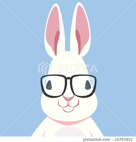 Nerd Rabbit - Stock Illustration [18763952] - PIXTA