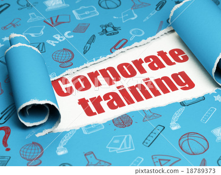 Learning concept: red text Corporate Training-插圖素材 [18789373] - PIXTA圖庫