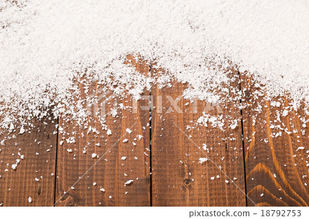 Old wood texture with snow christmas background - Stock Photo [18792753 ...