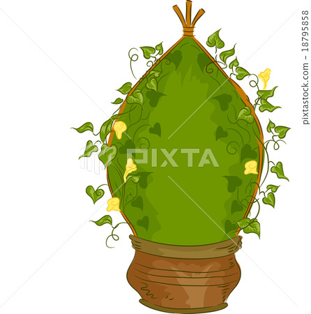 Garden Teepee Vine - Stock Illustration [18795858] - PIXTA