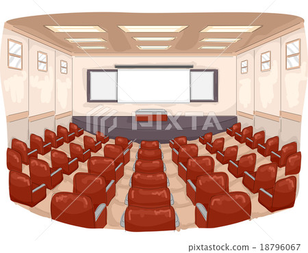 Lecture Hall - Stock Illustration [18796067] - PIXTA