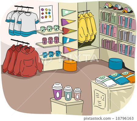 University Store - Stock Illustration [18796163] - PIXTA