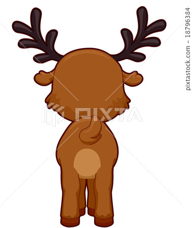 Reindeer Back - Stock Illustration [18796384] - PIXTA