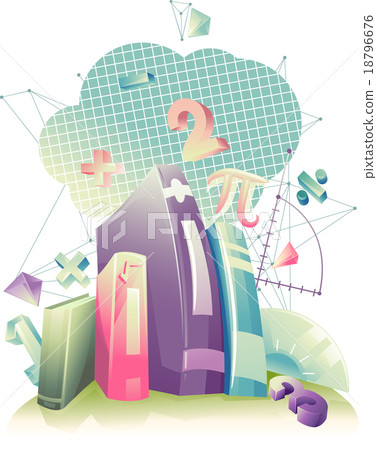Math Abstract Design - Stock Illustration [18796676] - PIXTA