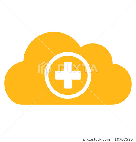 Health Care Cloud Icon - Stock Illustration [18797589] - PIXTA