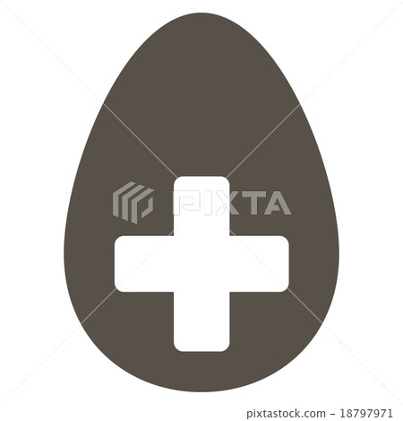 Plus Egg Icon - Stock Illustration [18797971] - PIXTA