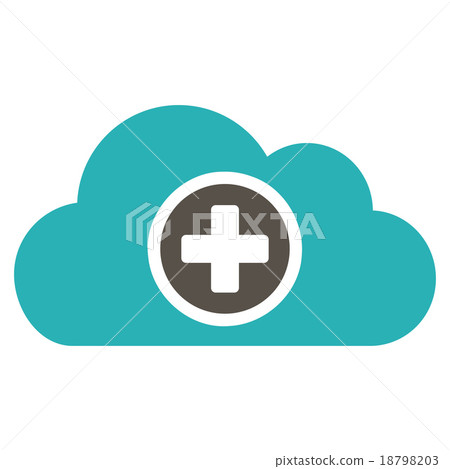 Health Care Cloud Icon - Stock Illustration [18798203] - PIXTA