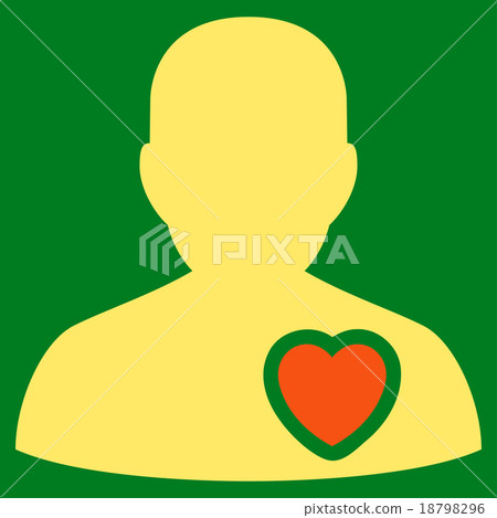 Patient Heart Icon - Stock Illustration [18798296] - PIXTA