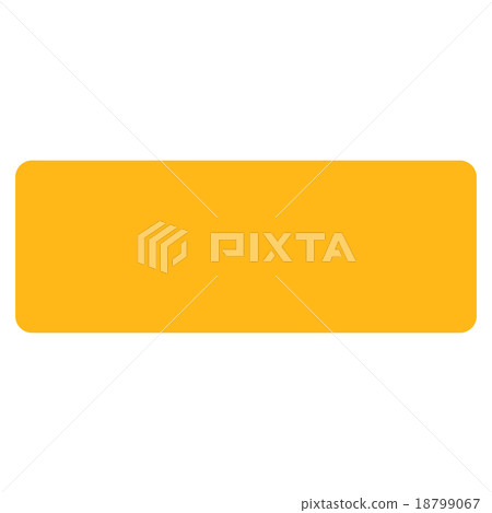 Minus flat yellow color icon - Stock Illustration [18799067] - PIXTA