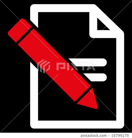 Edit Records Icon - Stock Illustration [18799278] - PIXTA