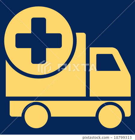 Medical Delivery Icon - Stock Illustration [18799313] - PIXTA