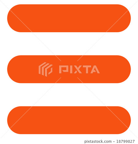 Stack flat orange color icon-插圖素材 [18799827] - PIXTA圖庫