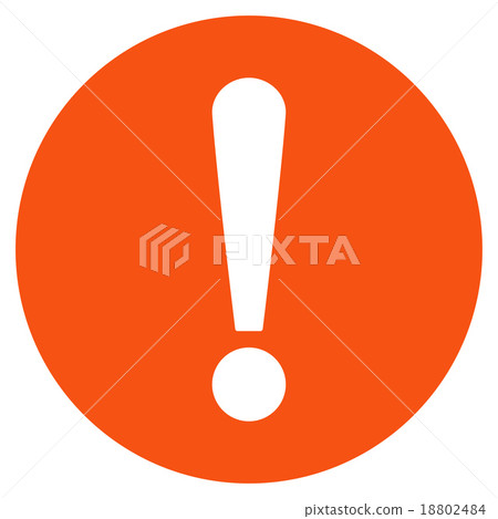 Problem flat orange color icon - Stock Illustration [18802484] - PIXTA