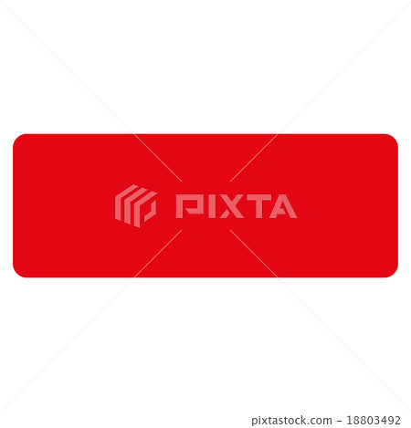 Minus flat red color icon - Stock Illustration [18803492] - PIXTA