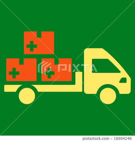 Medication Delivery Icon - Stock Illustration [18804246] - PIXTA