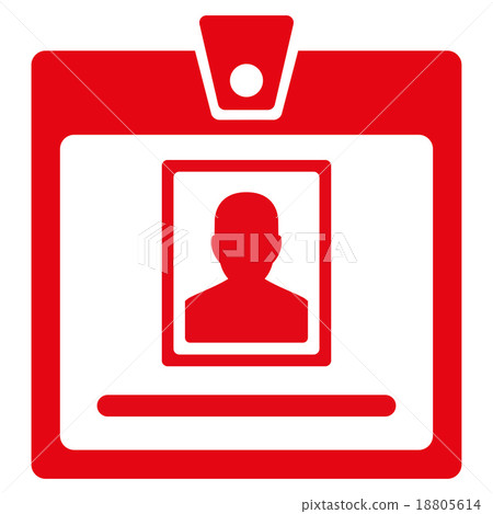 Person Badge Icon - Stock Illustration [18805614] - PIXTA