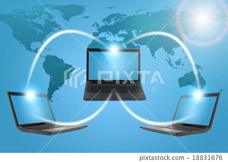 Set of laptops - Stock Illustration [18831676] - PIXTA