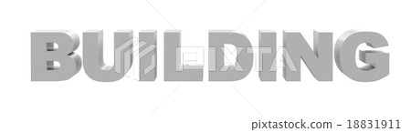 Word building on white - Stock Illustration [18831911] - PIXTA