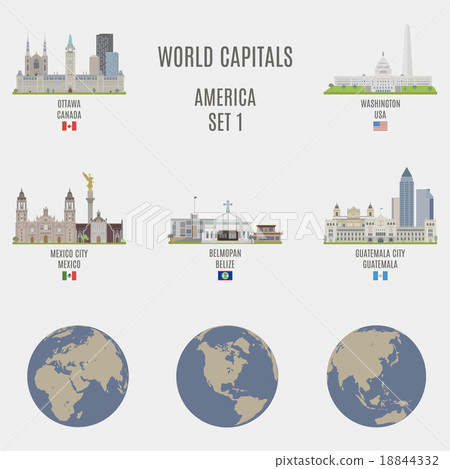 World capitals - Stock Illustration [18844332] - PIXTA