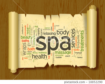 Spa word cloud vector illustration - Stock Illustration [18852290] - PIXTA
