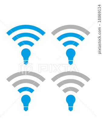 Set of Li-Fi and wireless access icons - Stock Illustration [18869114 ...