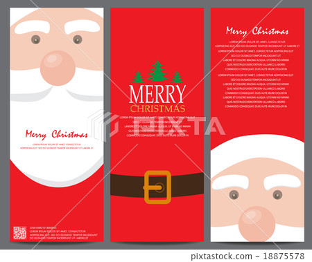 Santa Claus invitation card - Stock Illustration [18875578] - PIXTA