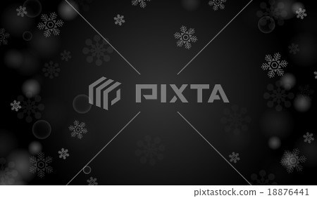 Black winter vector background - Stock Illustration [18876441] - PIXTA