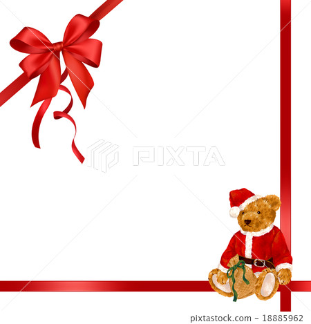 Cute bear's ribbon decorations - Stock Illustration [18885962] - PIXTA