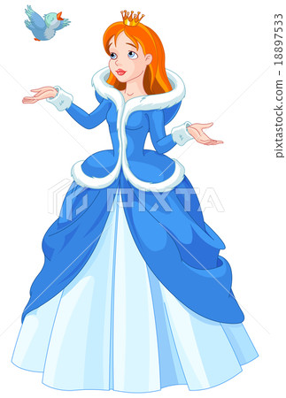 Princess and Bird - Stock Illustration [18897533] - PIXTA