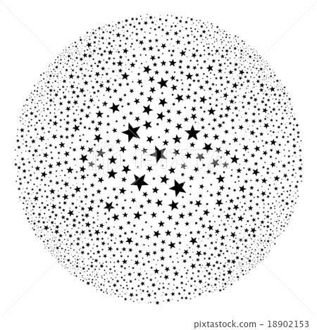 abstract round star starburst - Stock Illustration [18902153] - PIXTA