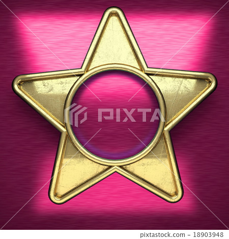 pink metal background with yellow element - Stock Illustration ...