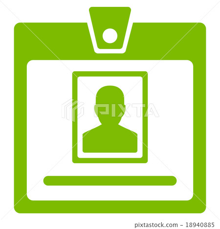 Person Badge Icon - Stock Illustration [18940885] - PIXTA