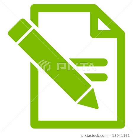 Edit Records Icon - Stock Illustration [18941151] - PIXTA