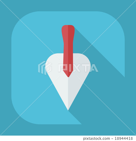 Flat modern design with shadow icons construction - Stock Illustration ...