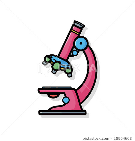 Microscope doodle - Stock Illustration [18964608] - PIXTA