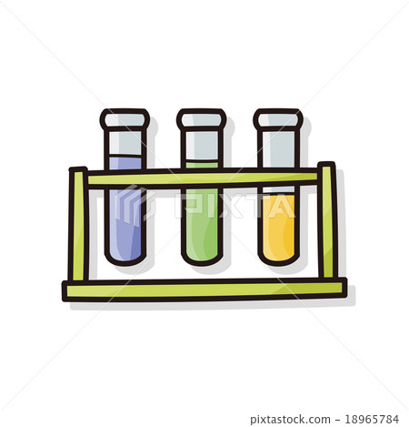 Test tube doodle - Stock Illustration [18965784] - PIXTA