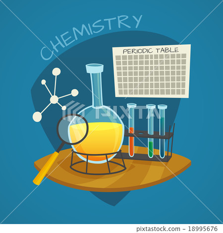 Cartoon Chemistry Set