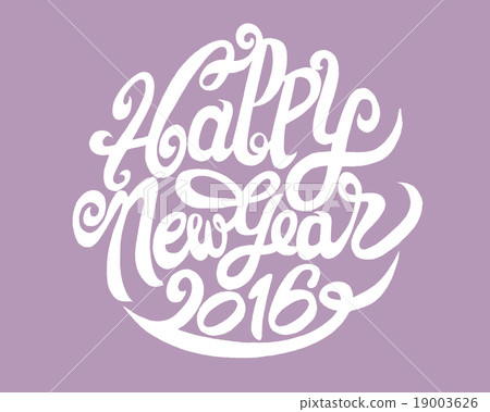 Hand drawing Doodle of happy new year - Stock Illustration [19003626 ...